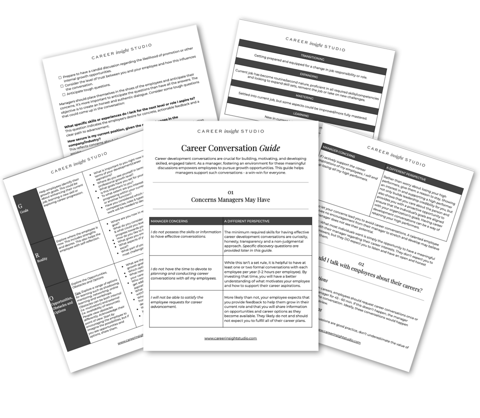 Career Conversations Guide for Mangers - Career Insight Studio
